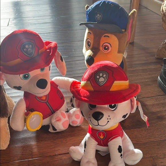 Paw Patrol | Toys | Paw Patrol Plush Toy Set Red And Blue | Poshmark